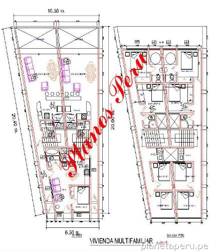 Planos - Diseños - Proyectos de Vivienda y Edificaciones en Comas