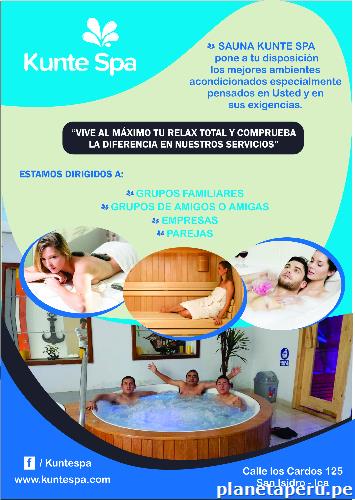 Ica Saunas Kunte Spa En Ica en Ica Capital