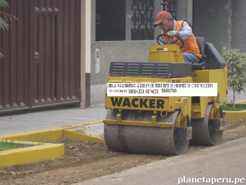 Alquiler De Rodillo Compactador De 2 Toneladas en Lima Capital