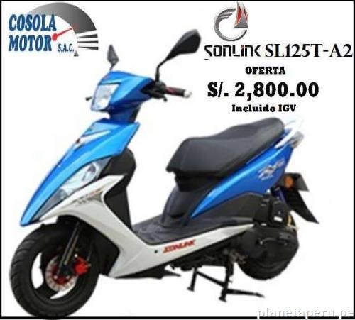 Moto Sonlink Scooter Sl125ta2 en Jesús María