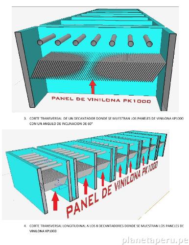 Paneles De Vinilona Planta De Tratamiento De Agua - Decantador en Ate