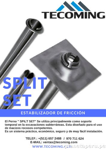 Pernos Split Set en Los Olivos