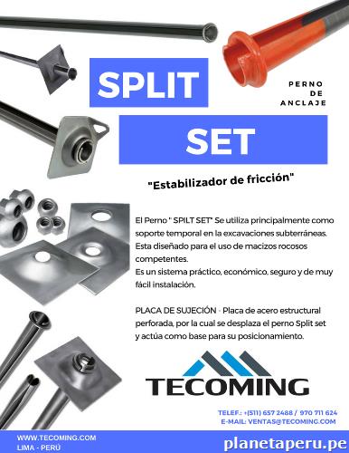 Pernos Split Set en Los Olivos