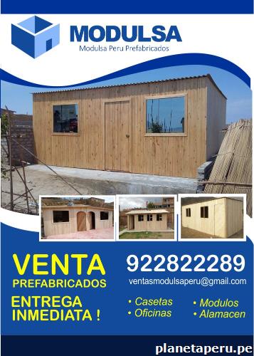 Casas viviendas cuartos prefabricados de madera en Perú en Los Olivos