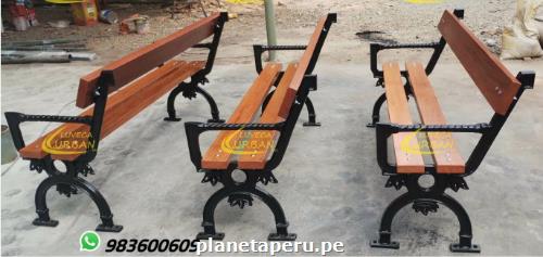 Bancas Y Postes De Fierro Fundido Para Parques en Lima